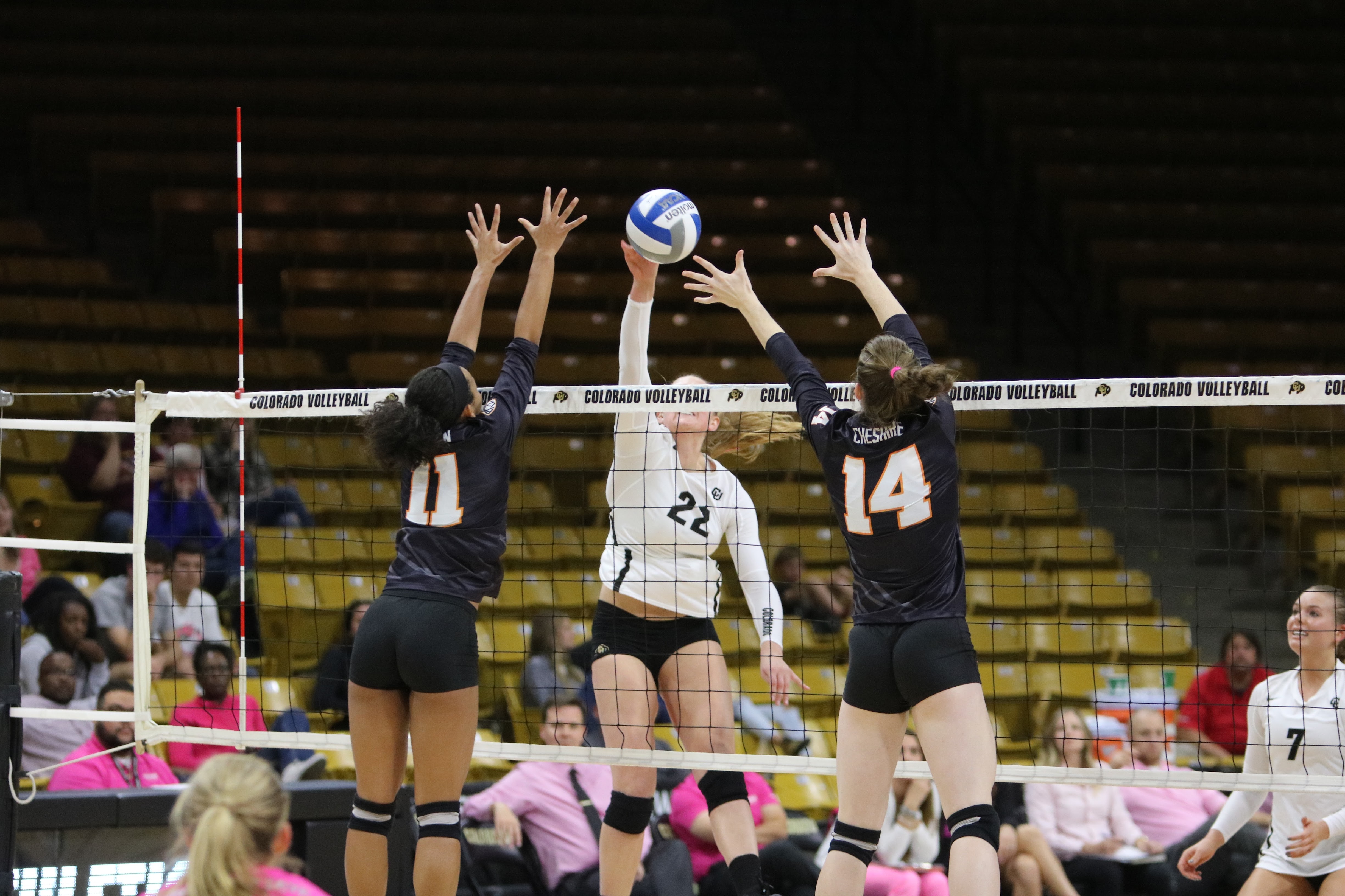 CU volleyball fails to upset ranked opponents on the road
