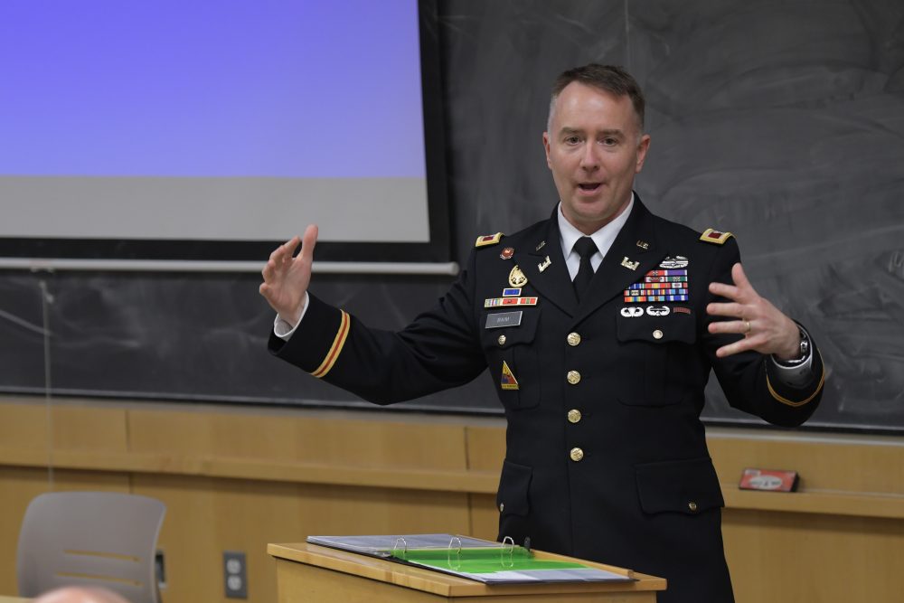 USAWC colonels present research on aid, conflict and diversity