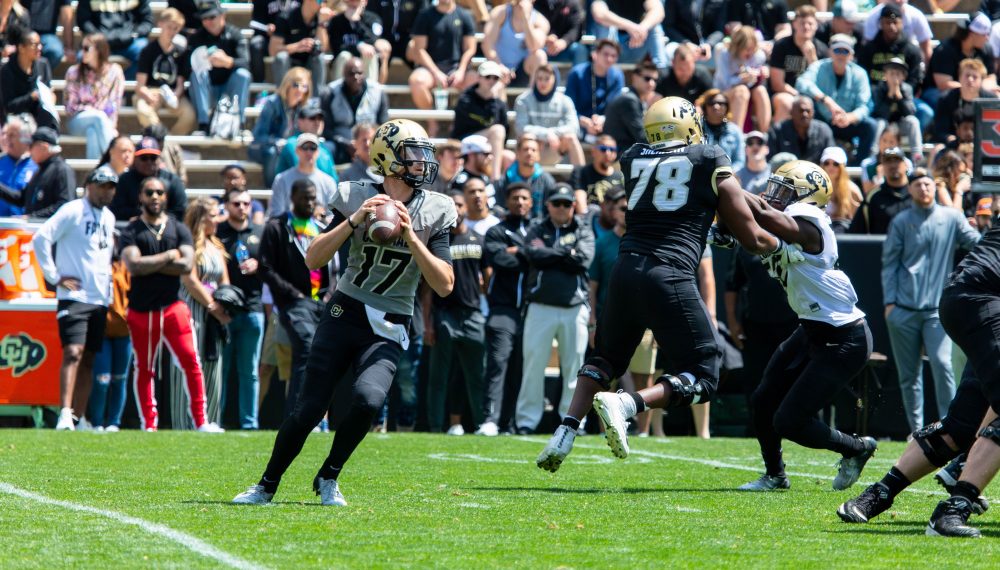 Team Gold prevails during CU's annual Spring Game