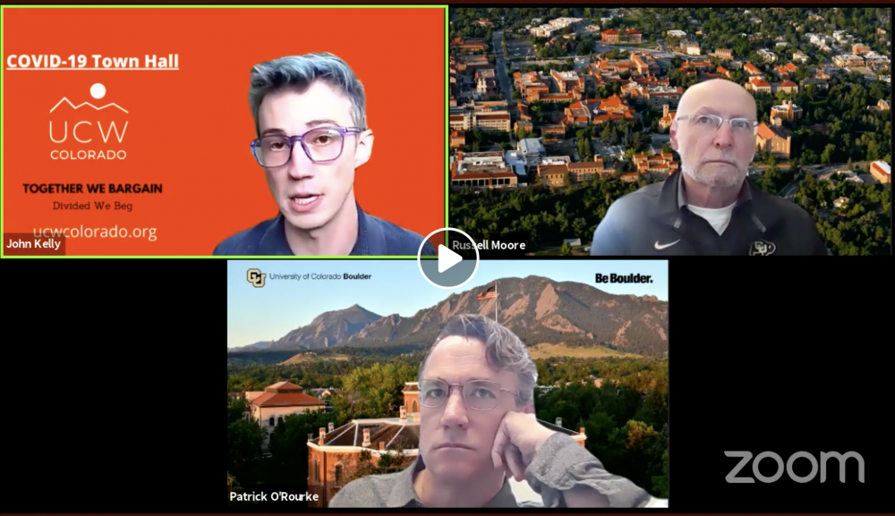 UCWC hosts virtual town hall with Provost Russell Moore and COO Patrick O'Rourke to discuss CU ...