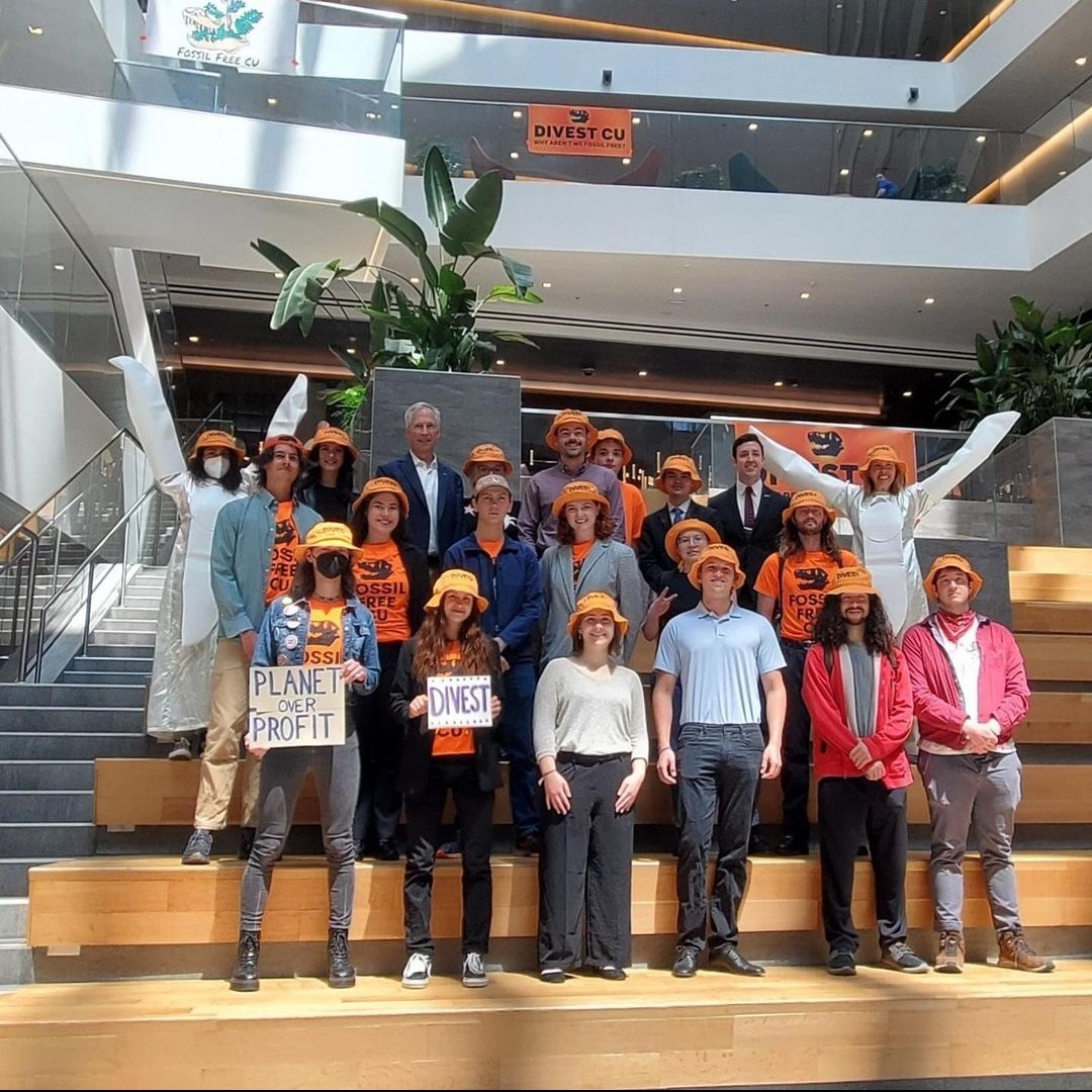 Fossil Free CU urges Board of Regents to divest from fossil fuels at meeting